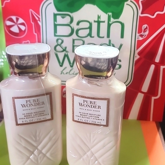 Bath & Body Works | Skincare | 2 Pure Wonder Body Lotions | Poshmark